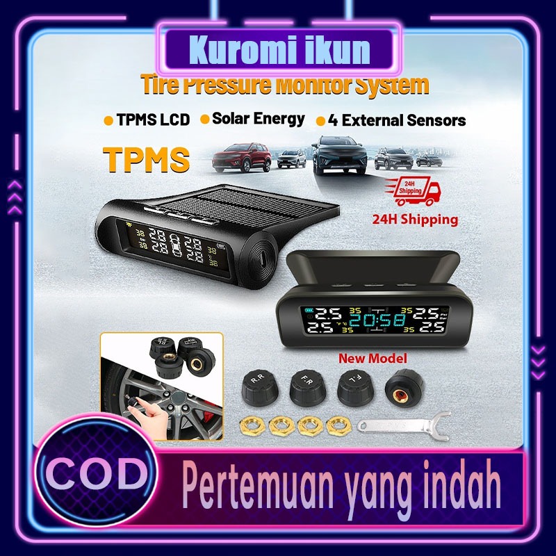 Jual {Rumah Xiaomi}Tekanan ban mobil tpms monitor deteksi tekanan ban ...