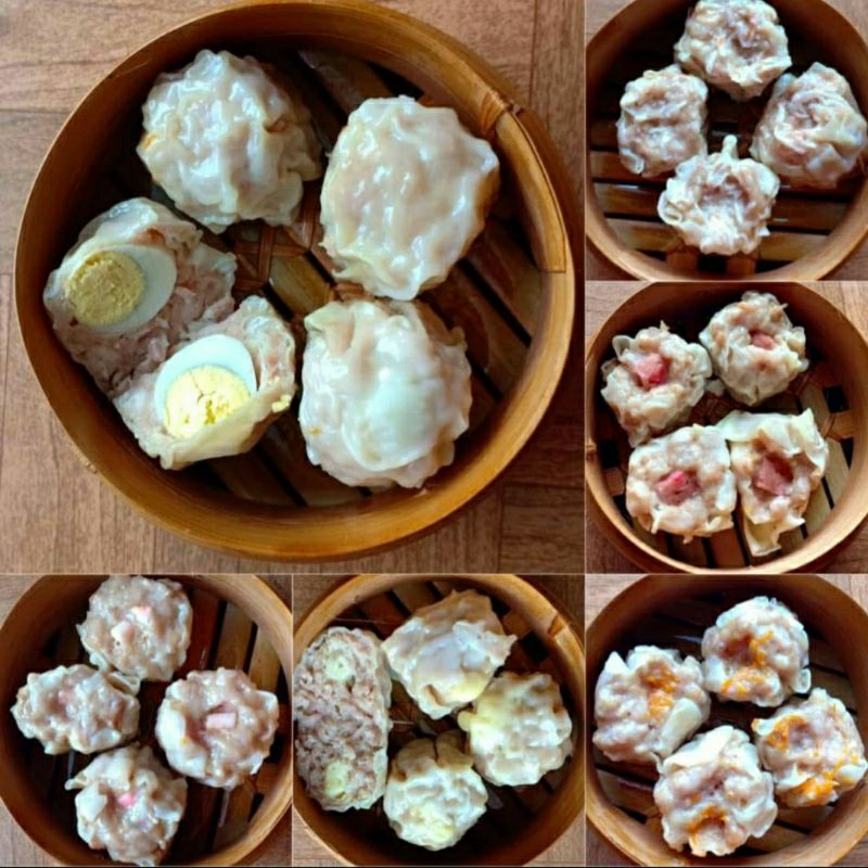 Jual Paket Dimsum Jumbo Frozen 5 pcs isi Dimsum original, mayo, udang ...