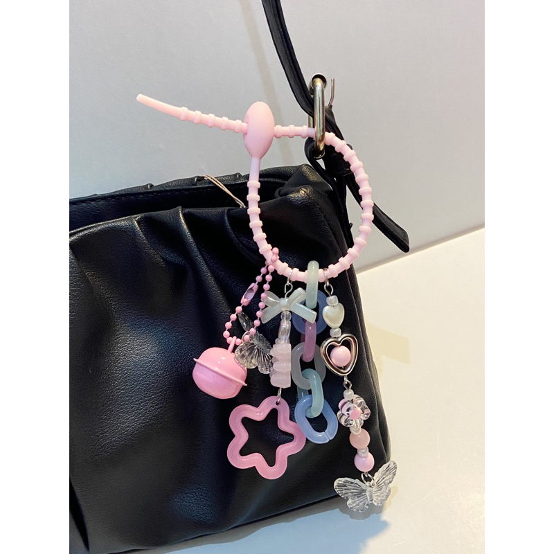 Jual Bag Charm Beads Custom Nama || Bag Charm Beads || Gantungan Tas ...