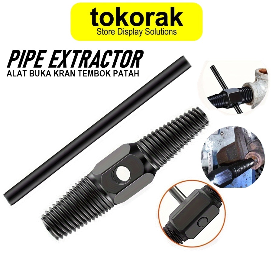 Jual ALAT PEMBUKA KRAN TEMBOK PATAH 1/2" X 3/4" PIPE EXTRACTOR BUKA ...