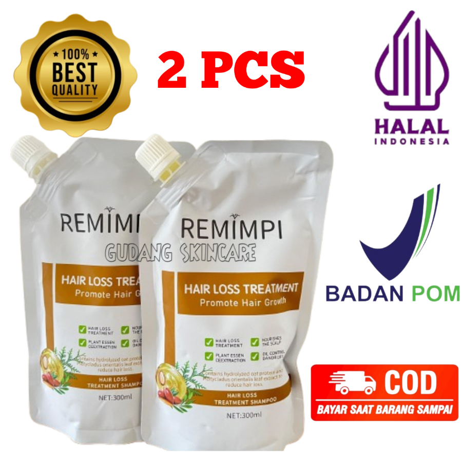 Jual Remimpi Shampo hair loss treatment Anti Hair Fall rambut bercabang ...