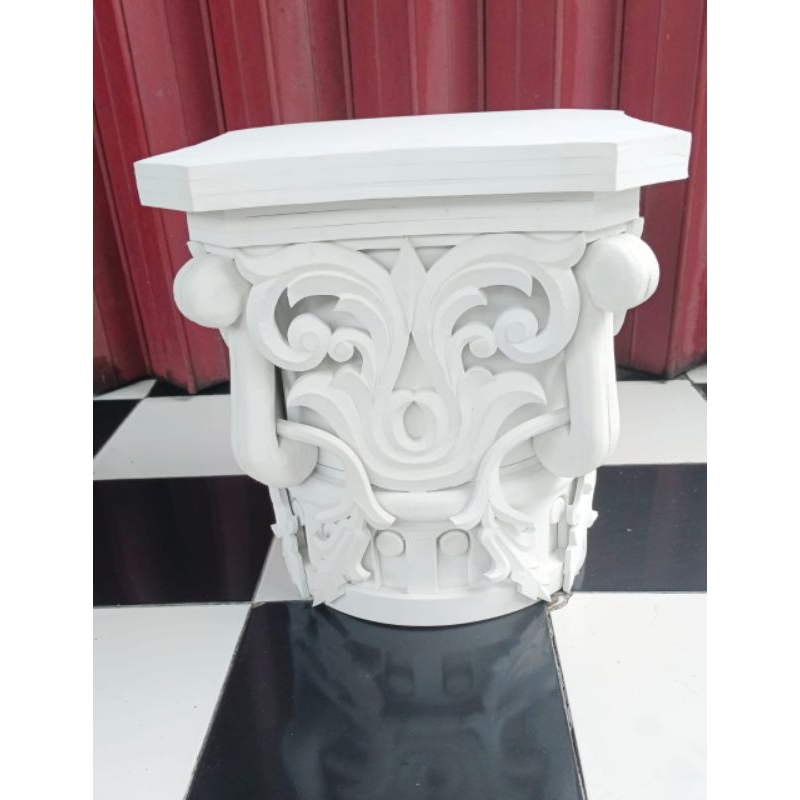 Jual kepala pilar dekorasi bahan spon karet diameter 28cm ( tanpa ...