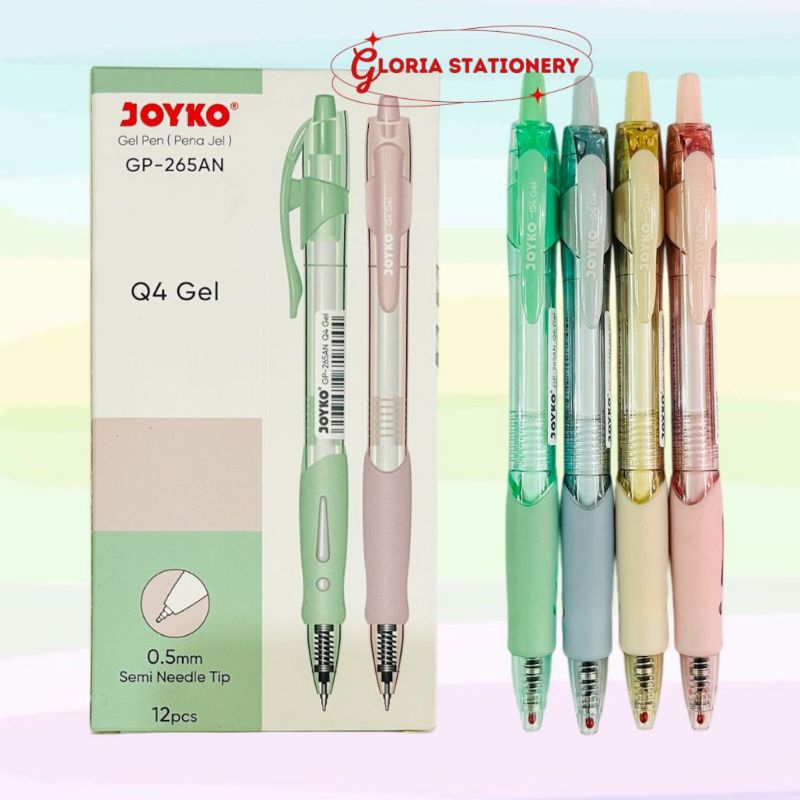 Jual JOYKO Gel pen GP 265AN/Pulpen gel GP 265AN isi 12 pcs JOYKO | Shopee Indonesia