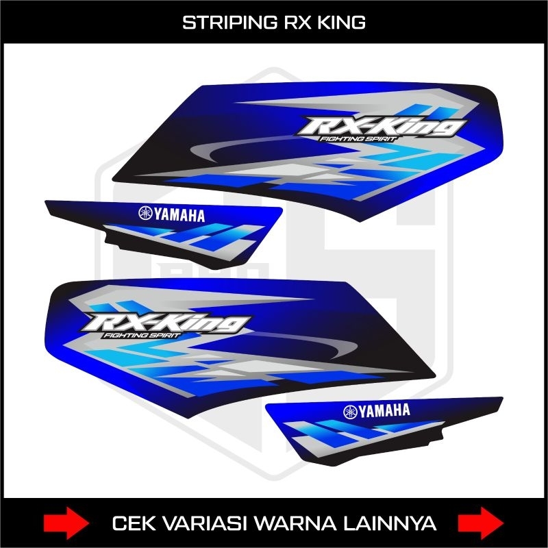 Jual Striping Rx King Variasi Custom / Stiker Motor Yamaha Rx King ...