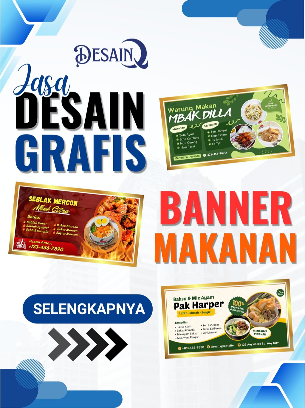 Jual JASA DESAIN BANNER MAKANAN | Shopee Indonesia
