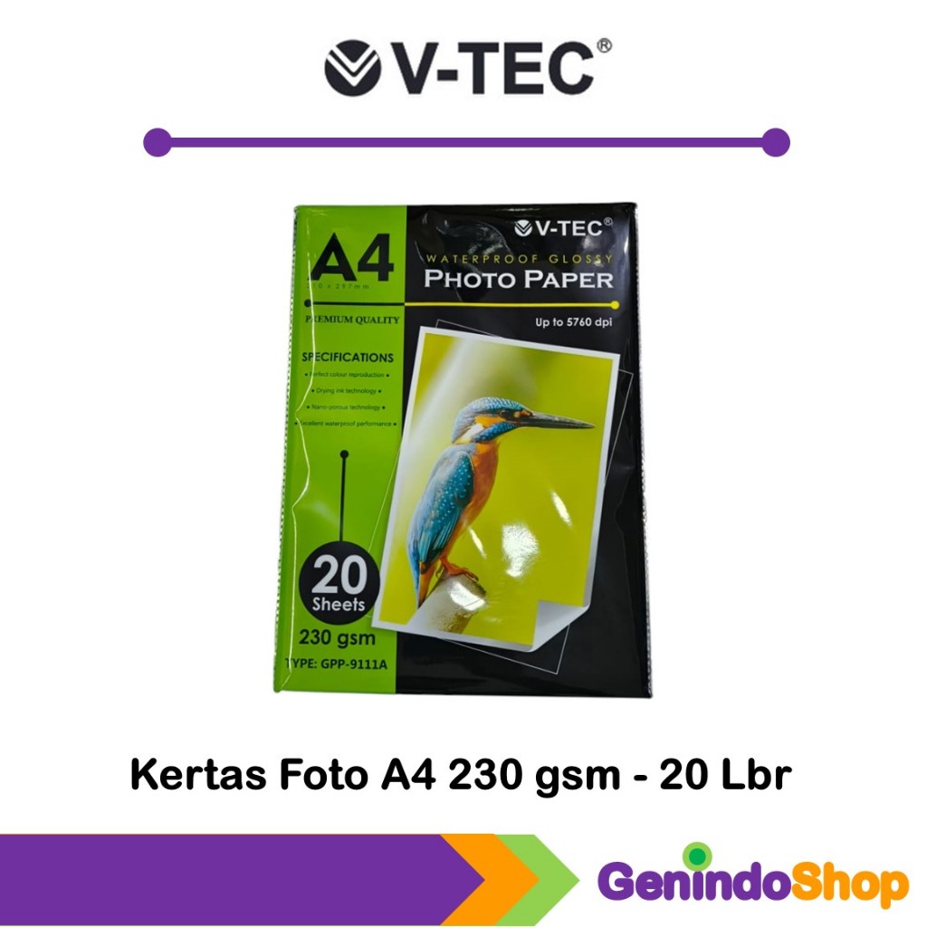 Jual Kertas Foto Glossy A4 / Glossy Photo Paper 230 gsm | Shopee Indonesia