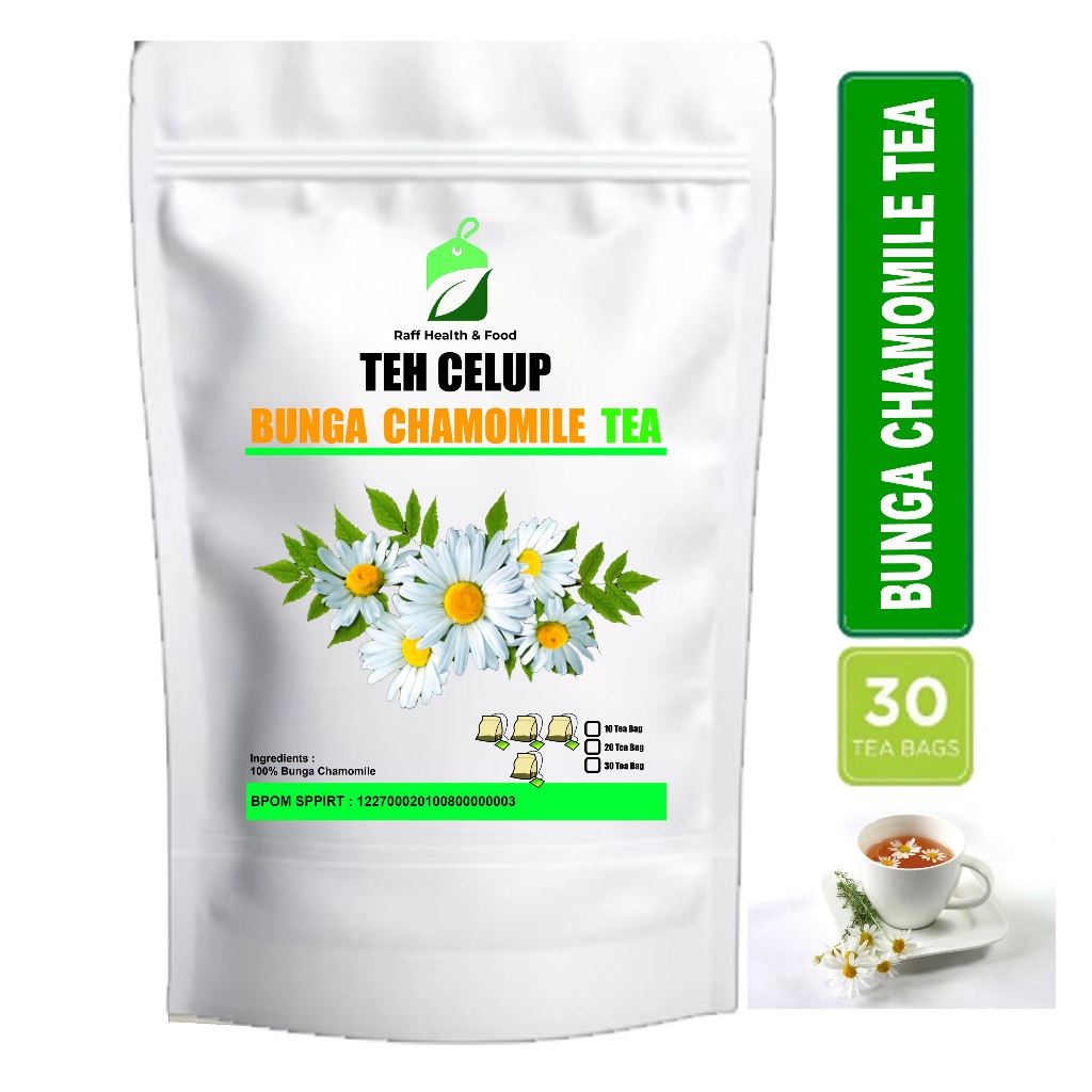 Jual Teh Bunga Chamomile Isi 30 Tea Bag Chamomile Flower Tea | Shopee ...