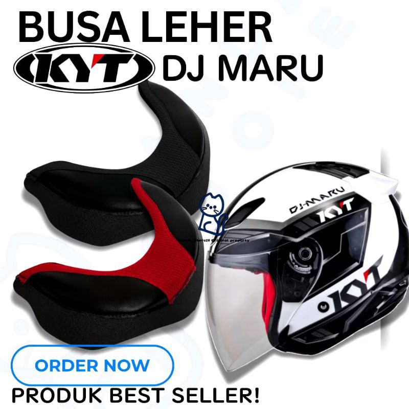 Jual busa helm bantalan helm busa leher helm kyt dj maru | Shopee Indonesia