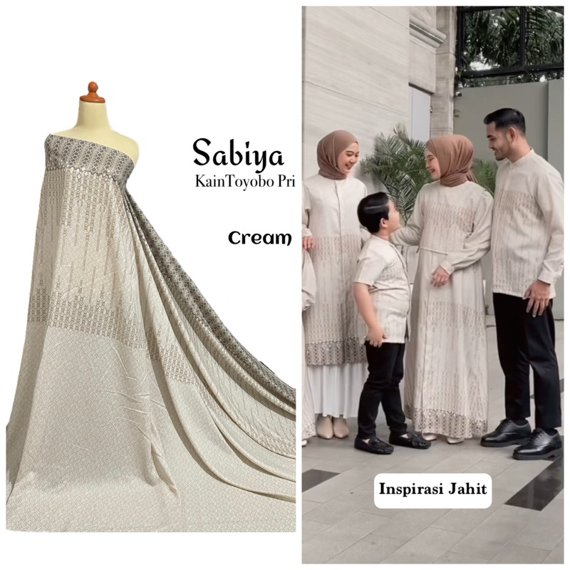 Jual Bahan Kain katun Toyobo Print motif sabiyaa etnik mewah elegant ...