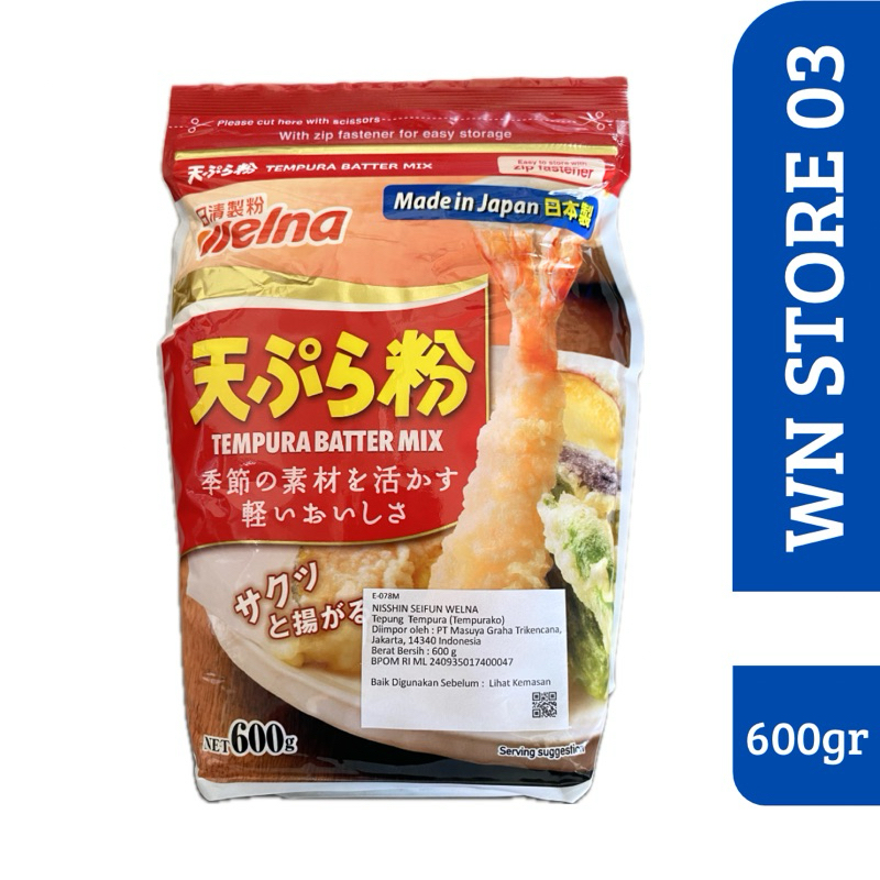 Jual Welna Nishin Seifun Tempurako 600gr - tepung tempura batter mix ...