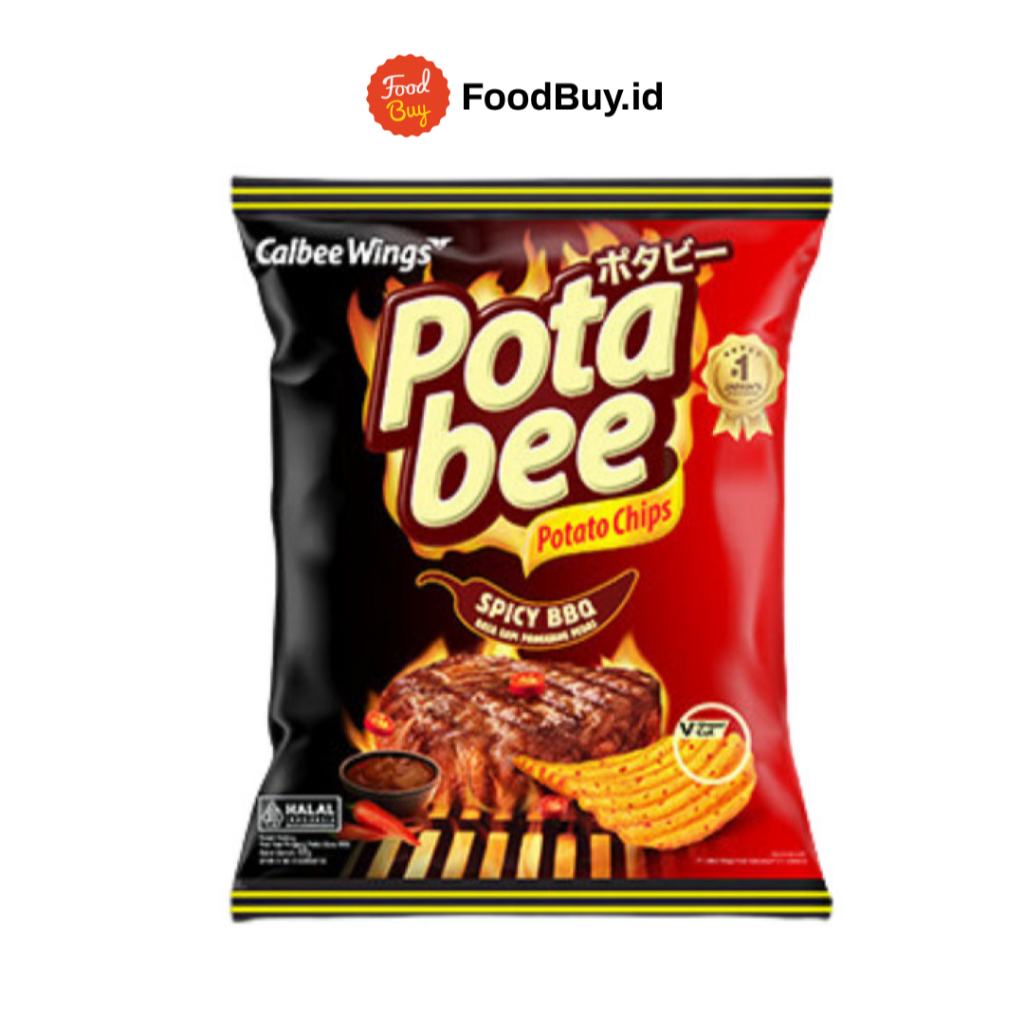 Jual Potabee Potato Chips Spicy BBQ 68gr | Shopee Indonesia