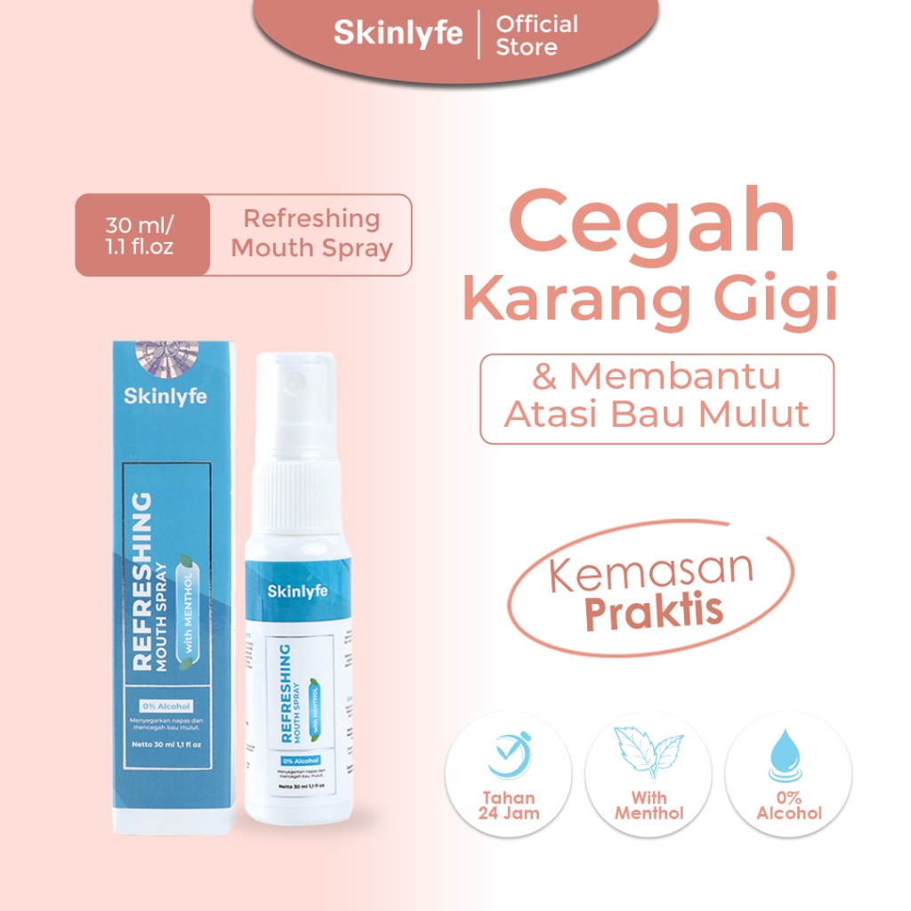 Jual Skinlyfe Spray Penghilang Bau Mulut Semprotan Bau Mulut Pewangi ...