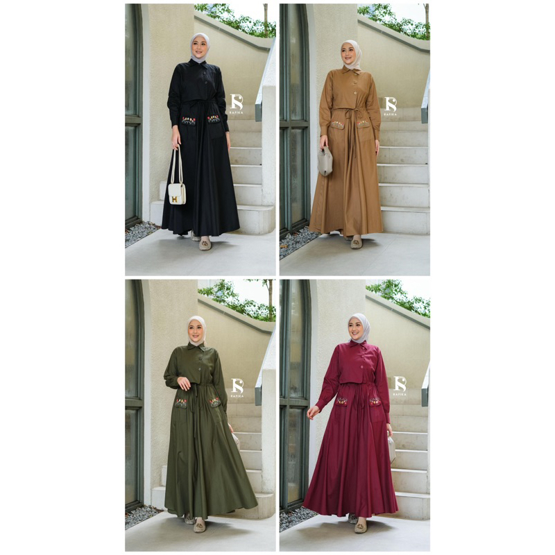 Jual ZAKIA MIDI DRESS RAFIKA | Shopee Indonesia