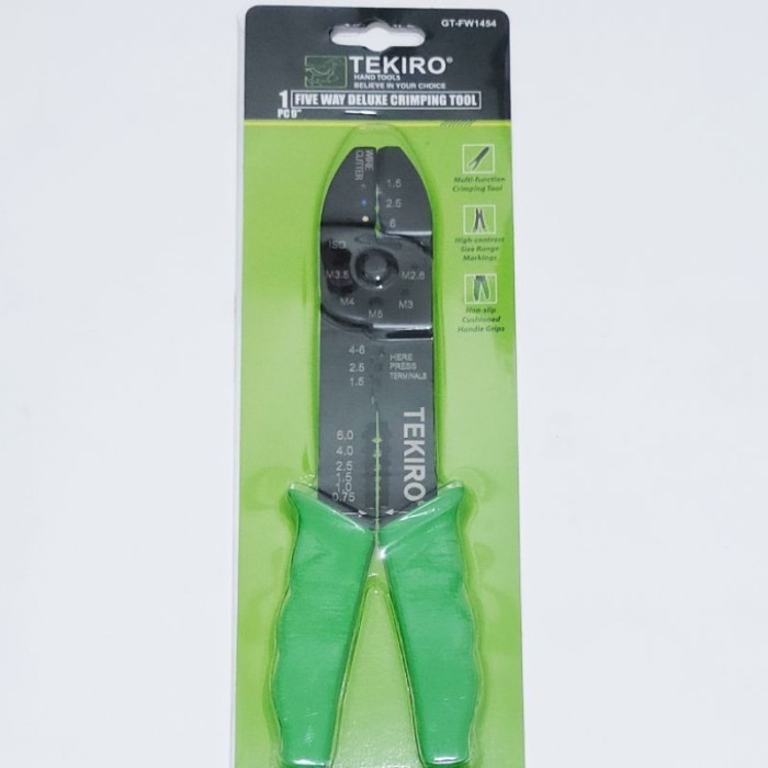 Jual TANG CRIMPING TEKIRO FIVE WAY DELUXE 9 INCH TANG PRESS SKUN 5 ...