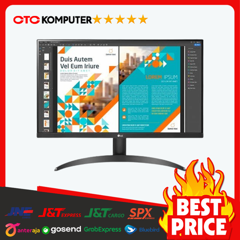 Jual Monitor LG LED IPS 24QP500 / 24QP500-B - 2K QHD 24" Inch | Shopee ...