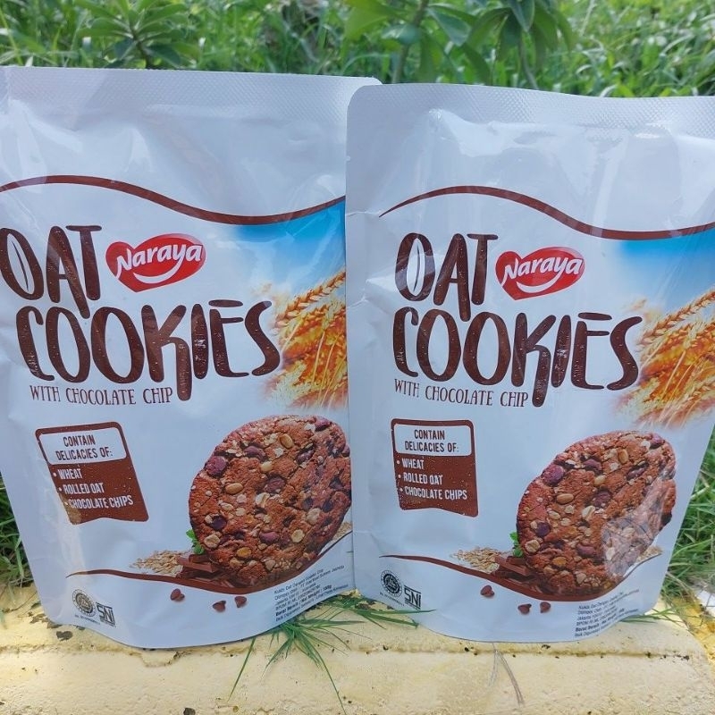 Jual Oat Cookies Naraya / kukis oat coklat 150gr/ kukis gandum | Shopee ...