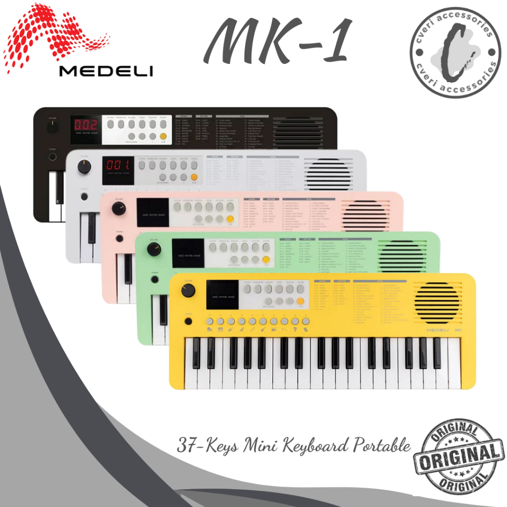 Jual Medeli Mk1 37 Keys Mini Keyboard Portable Original Mk 1 Shopee