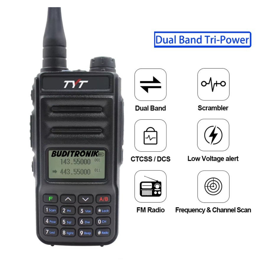 Jual HT TYT TH-UV88 Dual Band Analog Two Way Radio | Shopee Indonesia