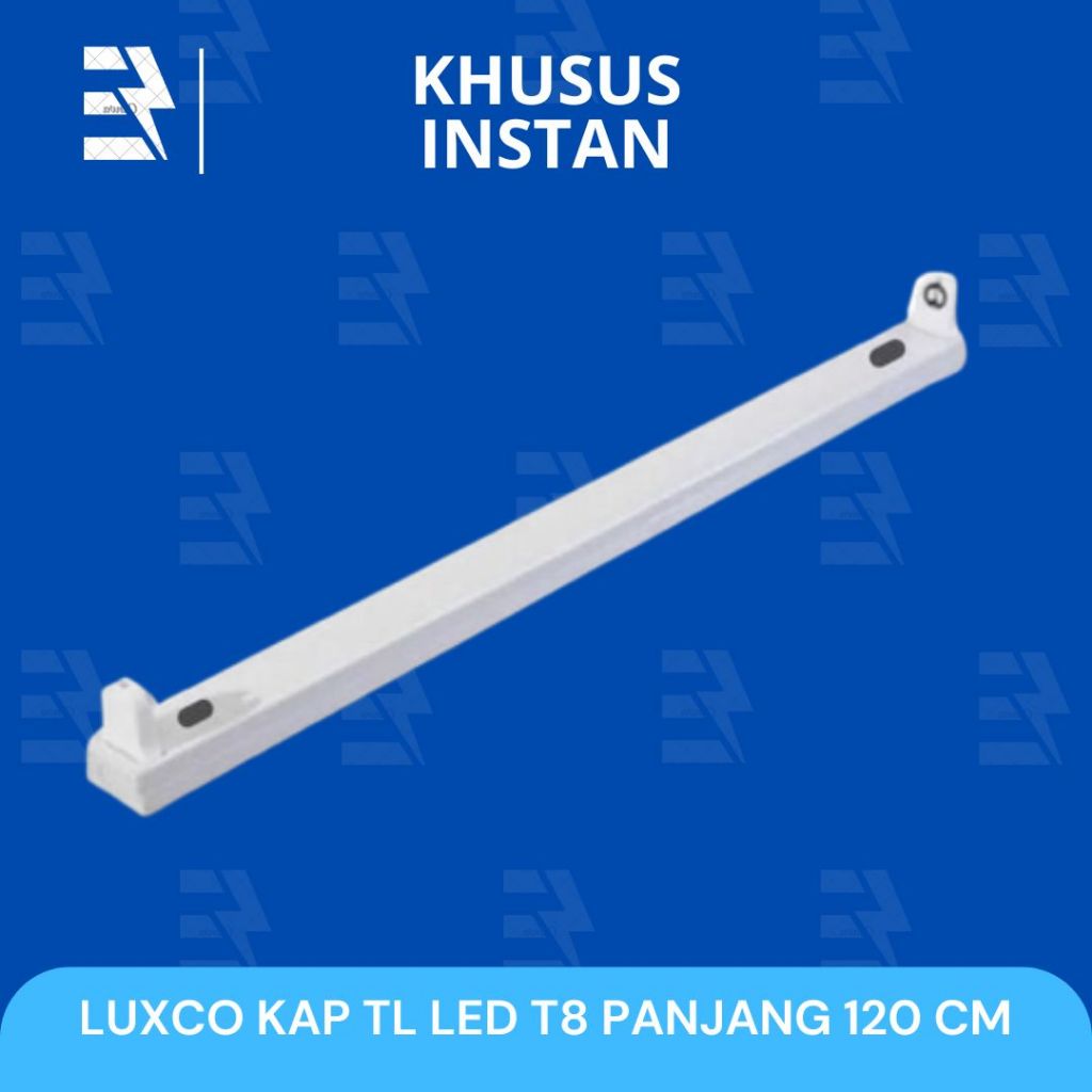 Jual (KHUSUS INSTANT) FITTING LAMPU TL LED LUXCO PANJANG 120CM | Shopee ...