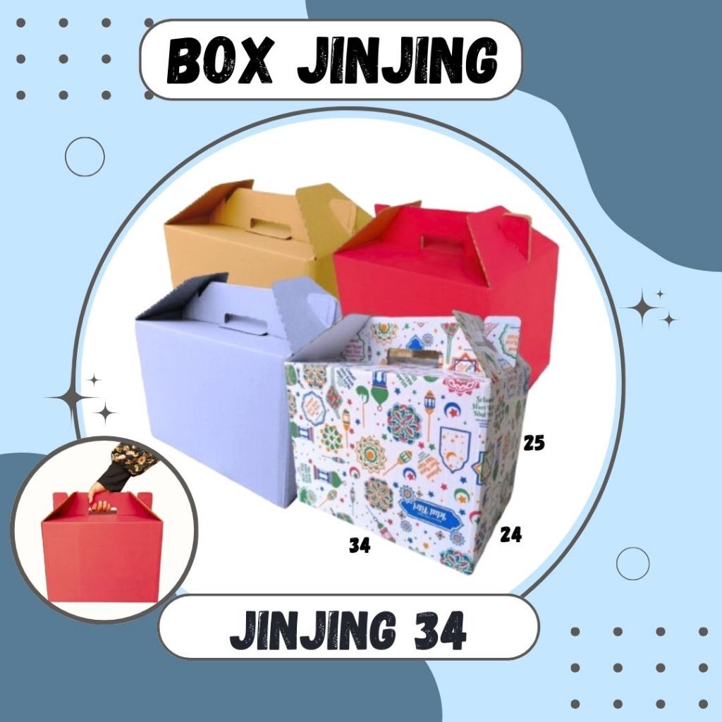 Jual Kardus Jinjing 34x24x25 Gable Box Dus Parcel Packing Buah Hampers ...