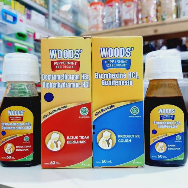 Jual Woods Peppermint Expectorant dan Antitussive 60 ml | Obat Batuk ...