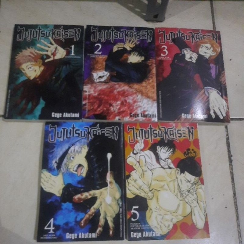 Jual KOMIK JUJUTSU KAISEN VOL 1 - 5 - GEGE AKUTAMI | Shopee Indonesia