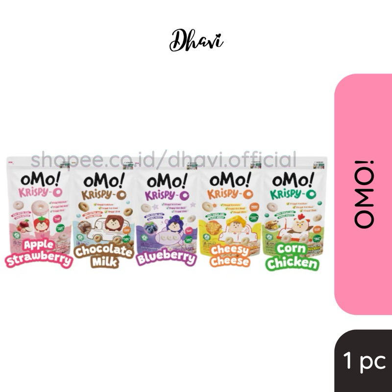 Jual OMO! Krispy O 15g Cemilan Snack MPASI Anak Bayi Sehat Gluten Free ...