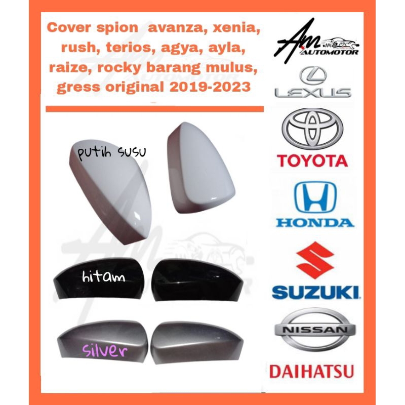 Jual COVER SPION ALL NEW TOYOTA RUSH AVANZA AGYA RAIZE DAIHATSU TERIOS ...