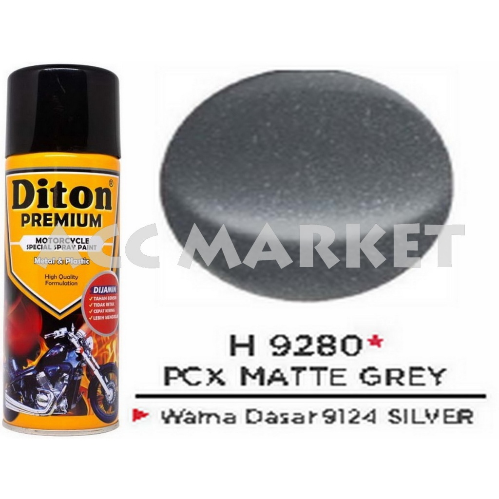 Jual Pilox Diton Premium Pilok Pylox Abu Pcx Matte Grey 9280 | Shopee ...