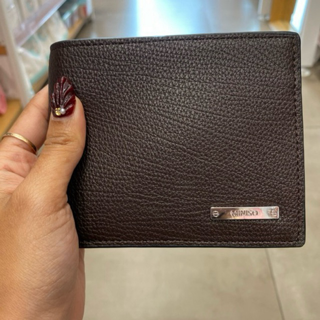 Jual Miniso Men’s Metallic Horizontal Short Wallet | Shopee Indonesia