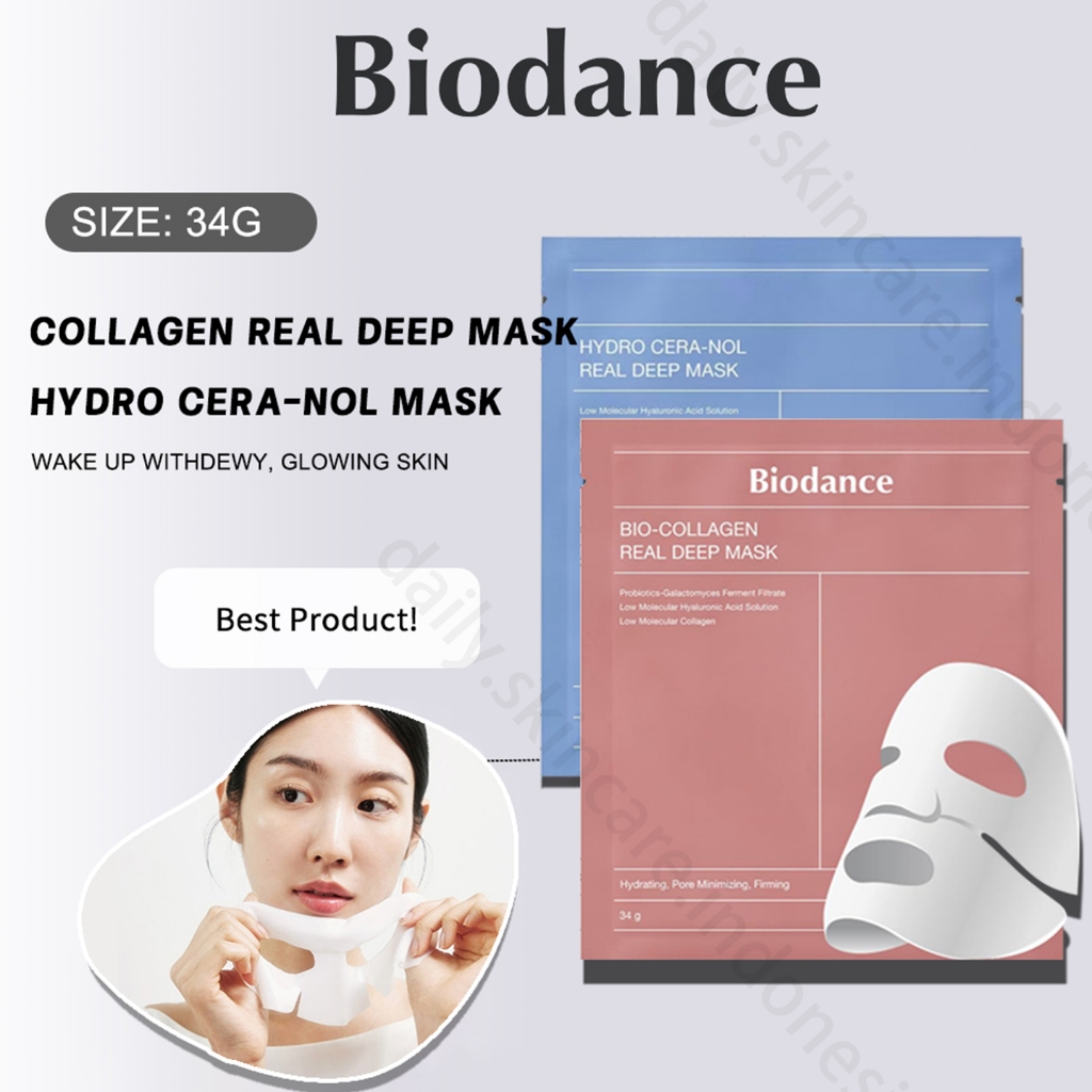 Jual BIODANCE Bio-Collagen Real Deep Mask / Hydro Ceranol Real Deep ...