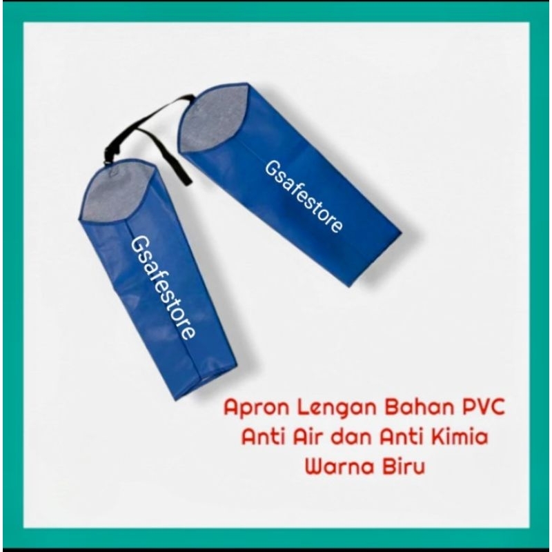 Jual Apron Lengan Panjang Arm Bahan PVC Anti Air Dan Cairan Kimia ...