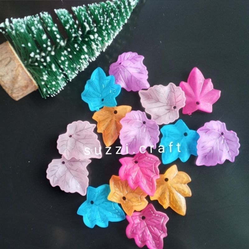Jual 10 gram daun maple/manik daun maple/manik daun anggur | Shopee ...