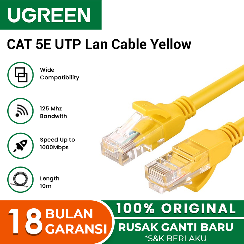 Jual UGREEN Kabel LAN UTP Ethernet RJ45 Cat 5e | Shopee Indonesia