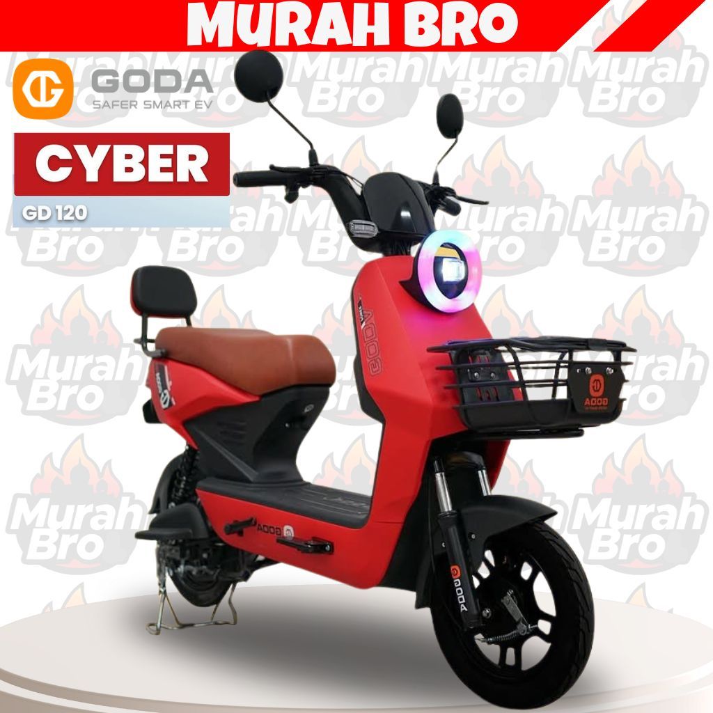 Jual Sepeda Listrik GODA GD120 Garansi Resmi - GD 120 CYBER - MURAH BRO ...