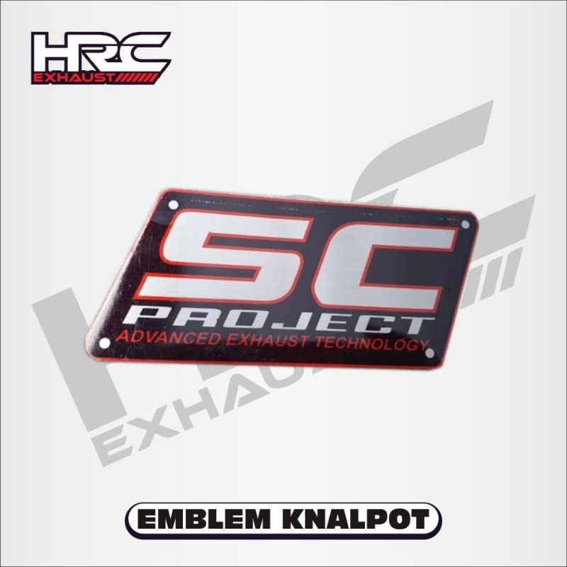 Jual Emblem Knalpot Racing Merk SC PROJECT | Shopee Indonesia