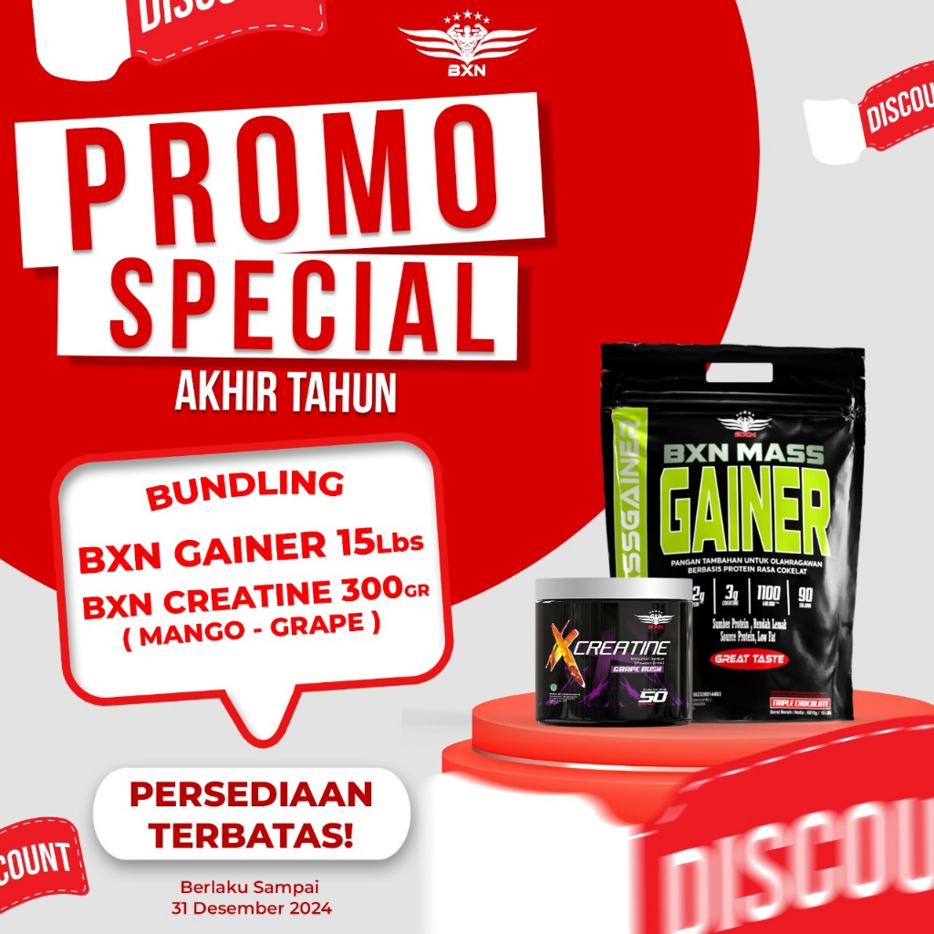 Jual PROMO BXN - Mass Gainer 15 lbs susu gym penambat berat badan ...