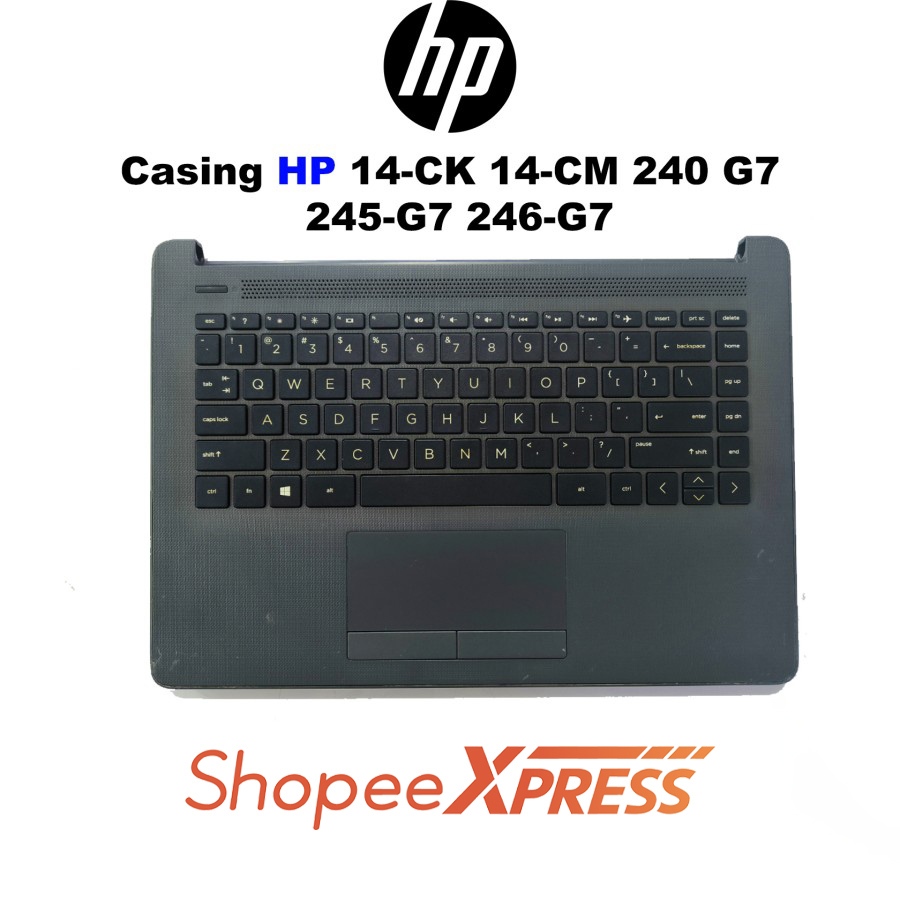 Jual Casing Keyboard + Bawah / Bottom + Palmrest HP 14 14-CK 14-CM 240 ...