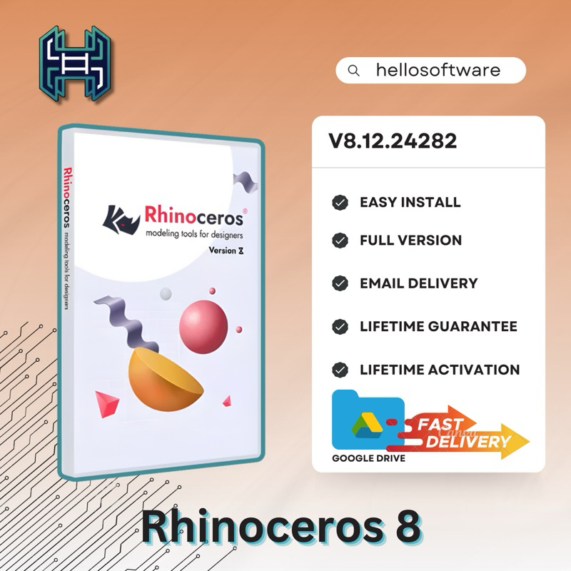 Jual Rhinoceros 8 v8.12.24282.7001 + V-Ray 6 Full Version (Versi Terbaru) | Shopee Indonesia