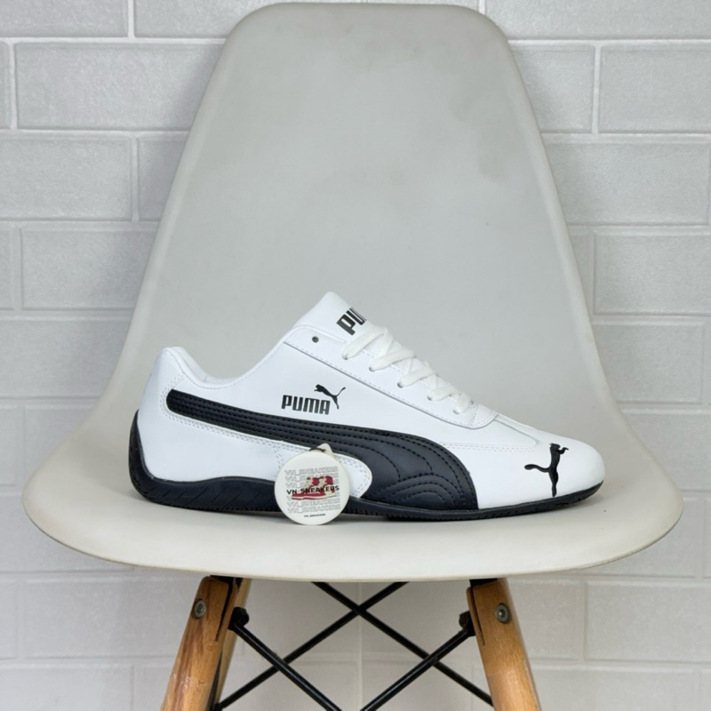 Jual Sepatu Puma Speedcat OG Leather 'White Black' | Shopee Indonesia
