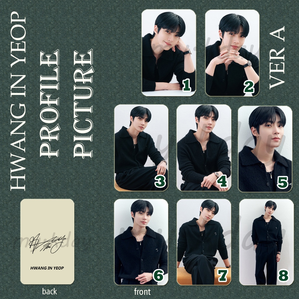 Jual PCA-0209, Photocard Hwang In Yeop Profile Picture 2 sisi | Shopee ...
