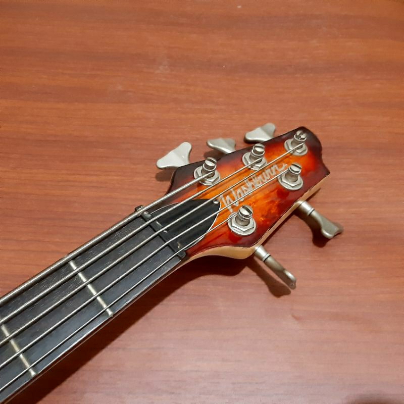 Jual gitar bass elektrik listrik washburn force 5 string aktif pasif ...