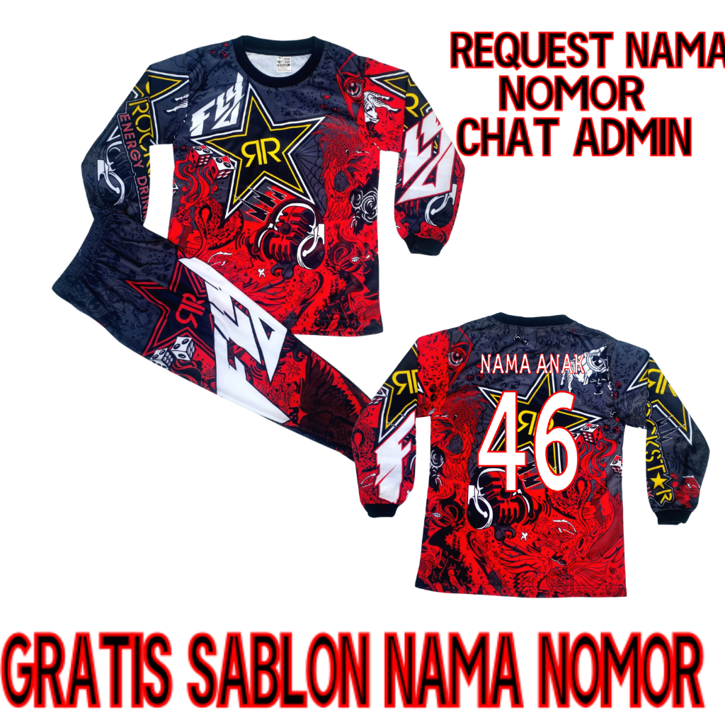 Jual Jersey baju balap motor cross | Shopee Indonesia