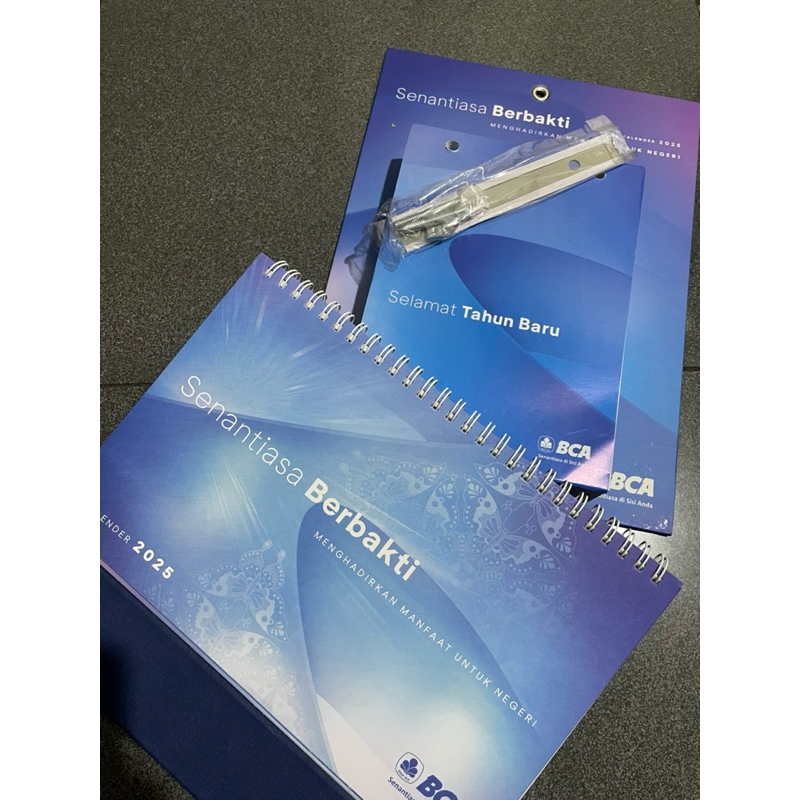 Jual Kalender Meja dan Kalender Harian Sobek BCA 2025 / Bank Jasa ...