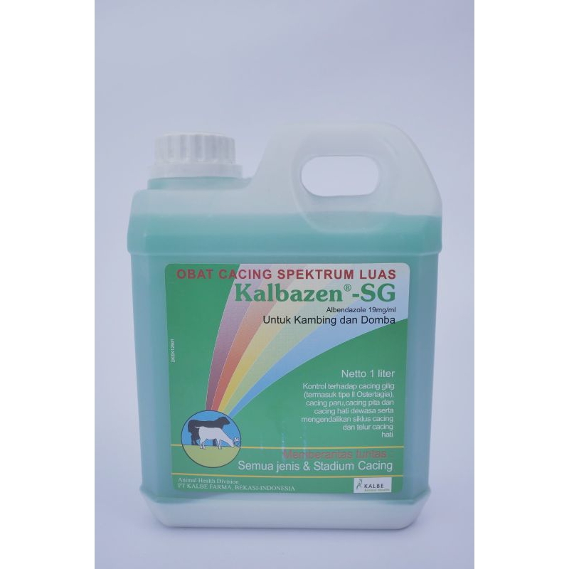 Jual kalbazen SG obat cacing cair produk kalbe farma kemasan botol ...