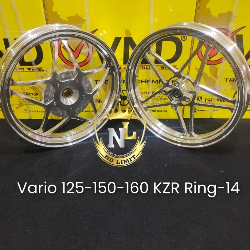 Jual VELG VND V SPEED GEN 2 VARIO 125 VARIO 150 160 KZR STYLO BEAT SCOOPY MIO SPORTY SMILE FINO ...