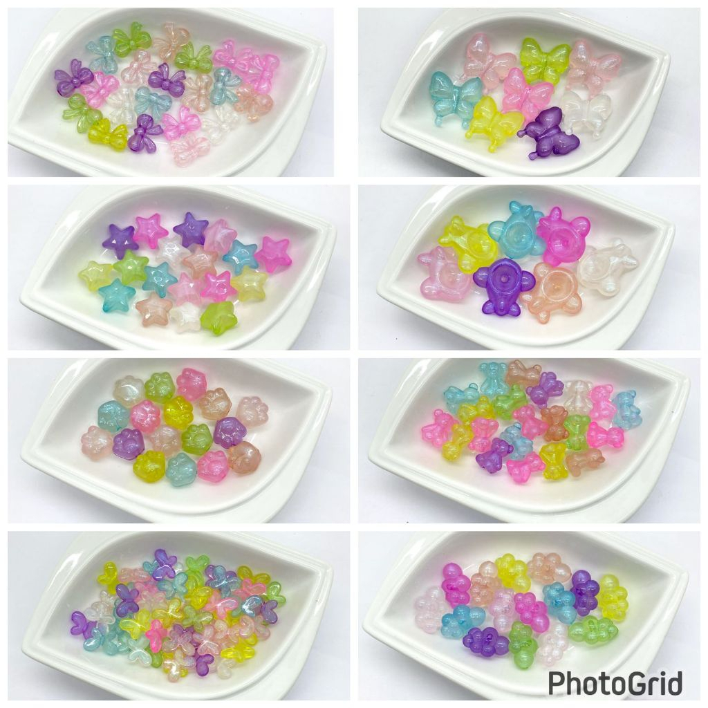 Jual New Manik / Mote Akrilik / Acrylic Shimmer / Shimer Glitter Glow ...
