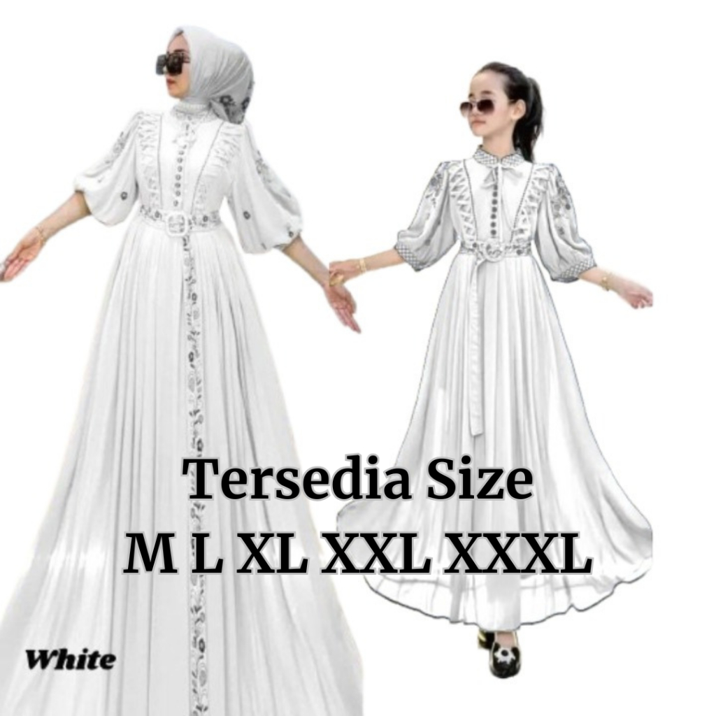 Jual Couple Ibu Anak Perempuan Kekinian Dinda Couple BO Busui Bahan ...