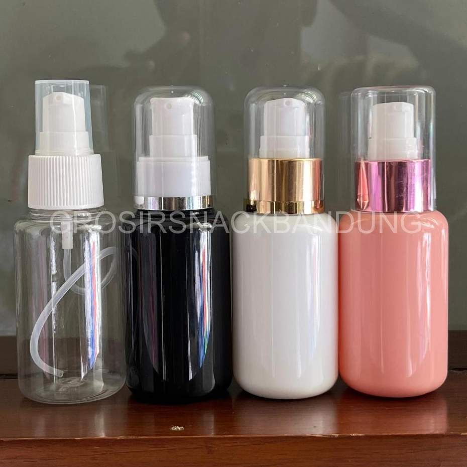 Jual Botol 70ml Treatment Pump GOLD Spray GOLD / Botol Pump Neck 70 ml ...