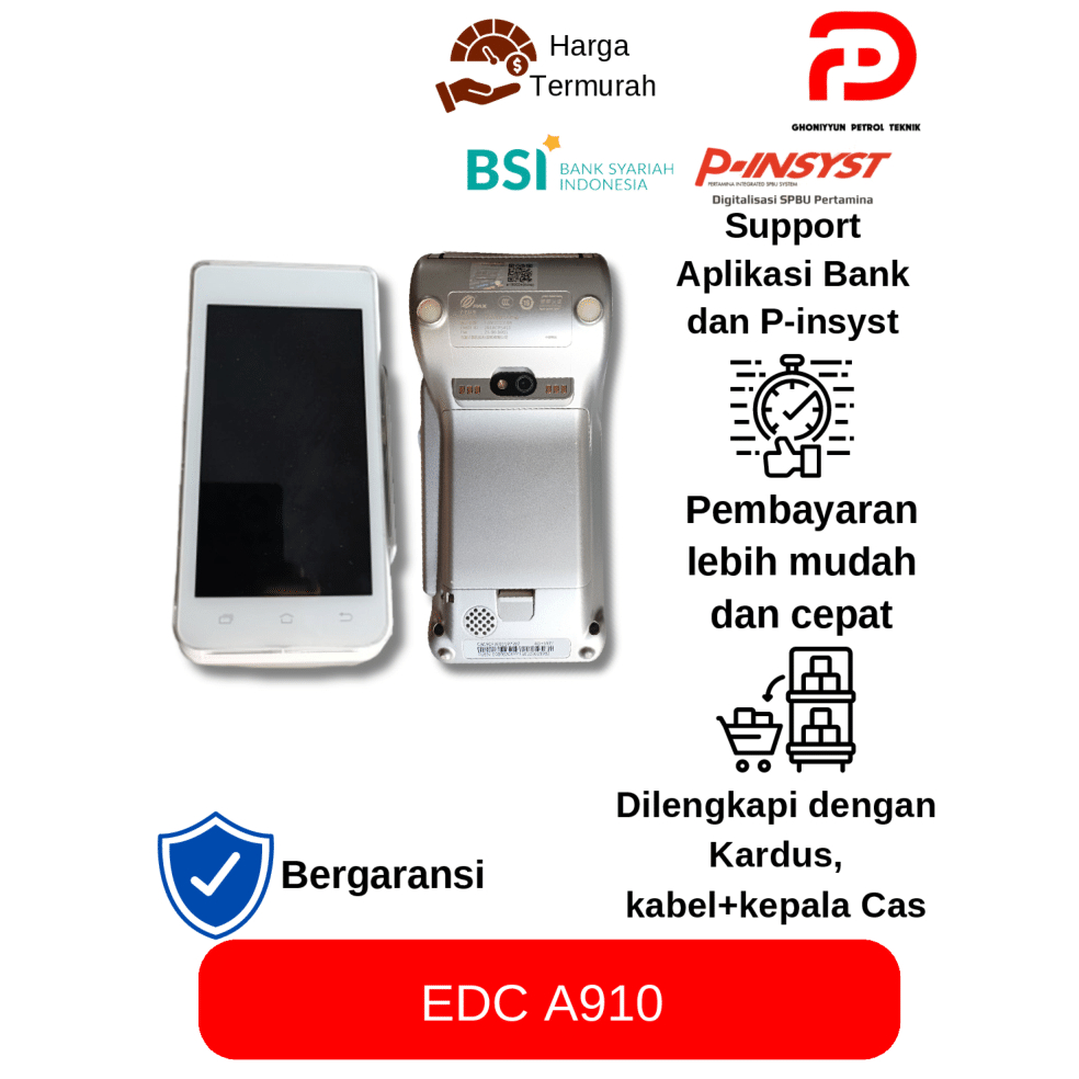 Jual ANDROID EDC PAX A910 - EDC A910 DIGITALISASI SPBU PERTAMINA ...